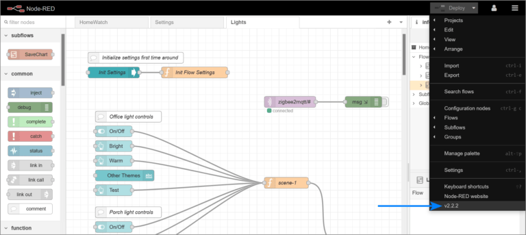 Updating Node-RED, npm, and Node.js » tronics.Life