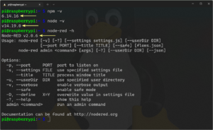 Updating Node-RED, npm, and Node.js » tronics.Life