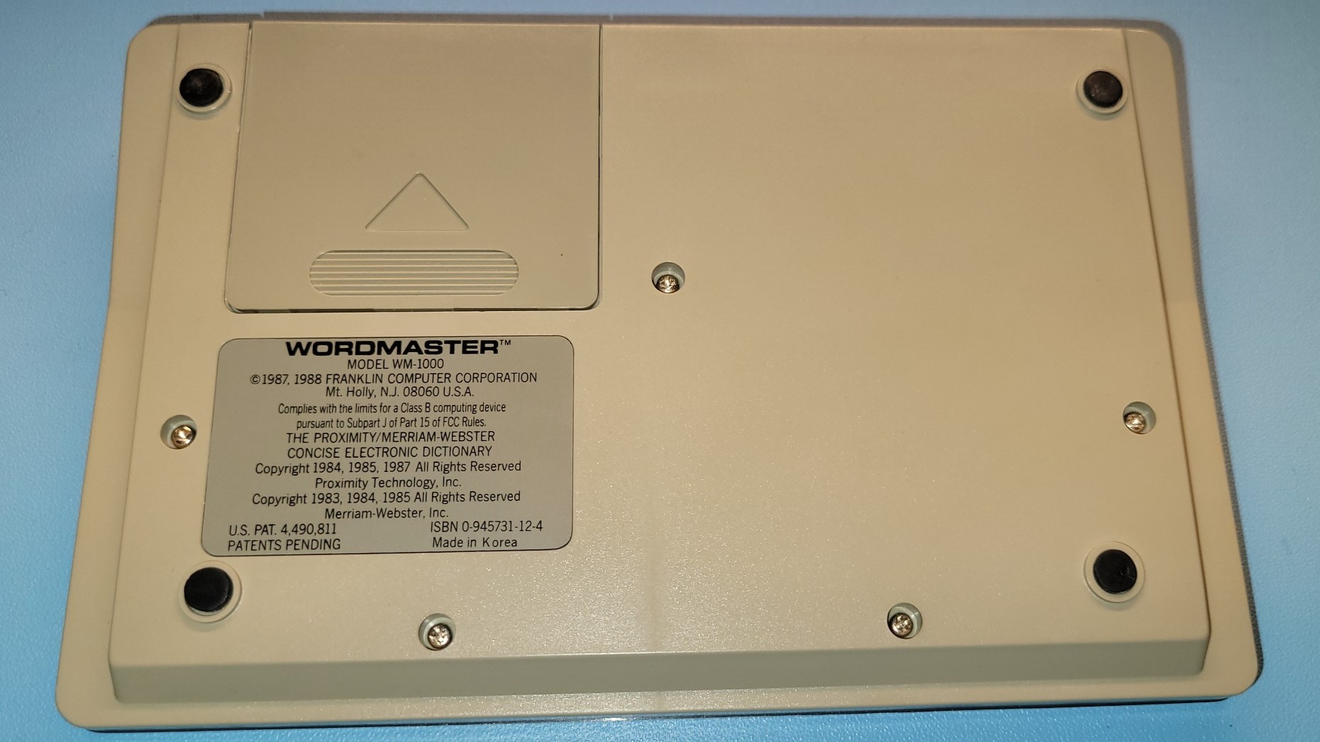 Franklin Wordmaster Electronic Dictionary Demystified! » tronics.Life
